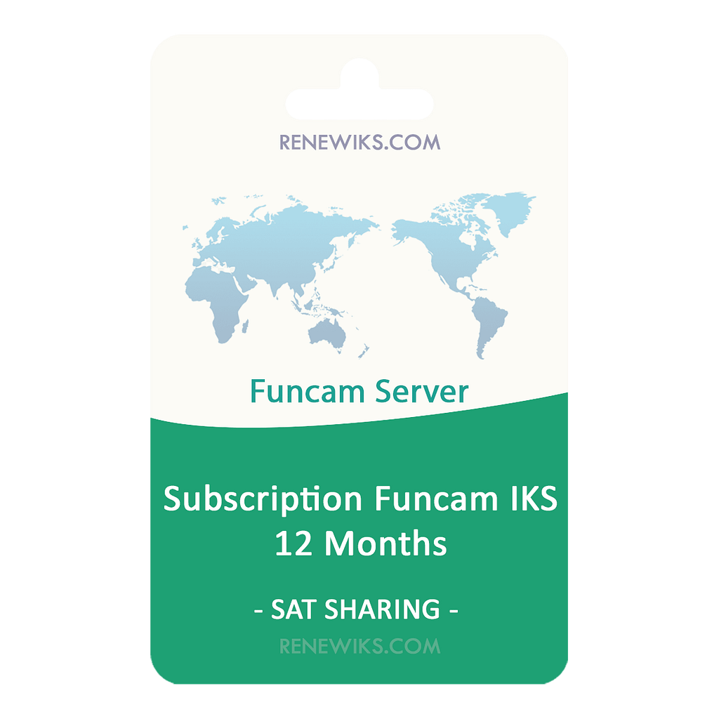 Renew Funcam Server Subscription 12 Months (S, M12, SP1, SP2 card ...